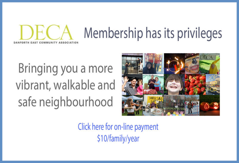 Membership drive – Danforth East Community Association